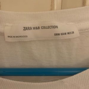 Zara | Tops | Zara Wb Collection To The Bones Graphic Tee | Poshmark